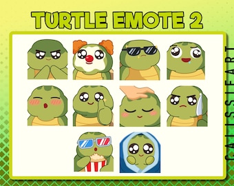 10 Twitch Emotes - Cute Chibi Emotes - Discord Emotes - Brown Girl 2 - Etsy