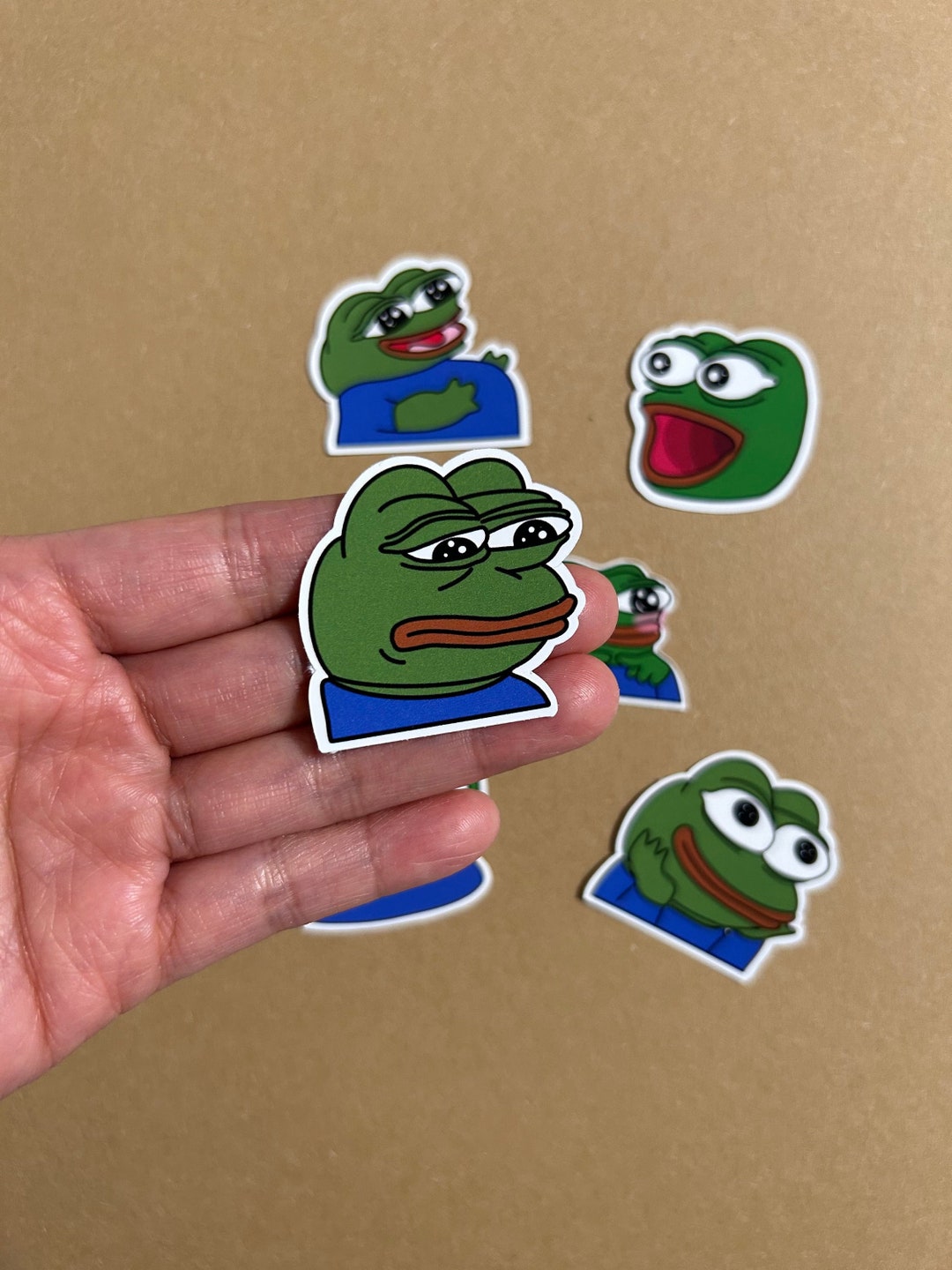 Frog Sticker I Meme Sticker I Sad I Magnet I Twitch Emote I Handmade - Etsy