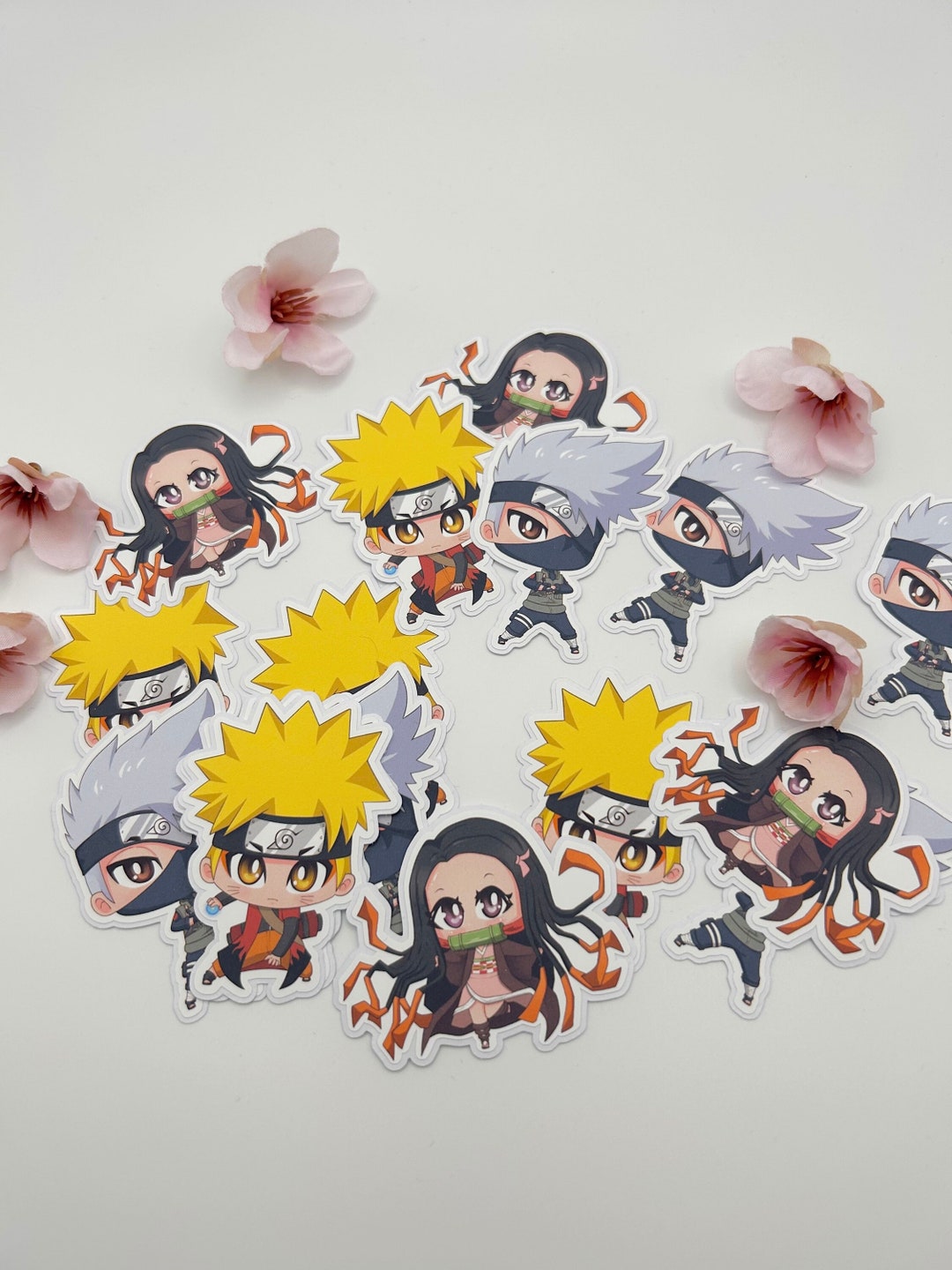Handmade Anime Chibi Sticker Magnet Kawaii Stickers Anime Cute Bullet ...