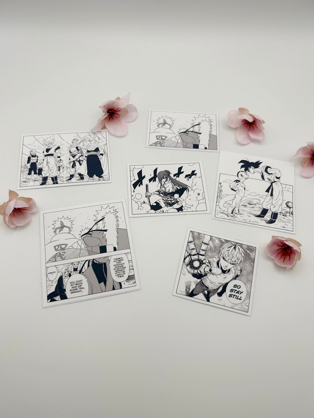 Manga Panels Sticker Magnet Set 3 | Kawaii Stickers | Anime Cute ...