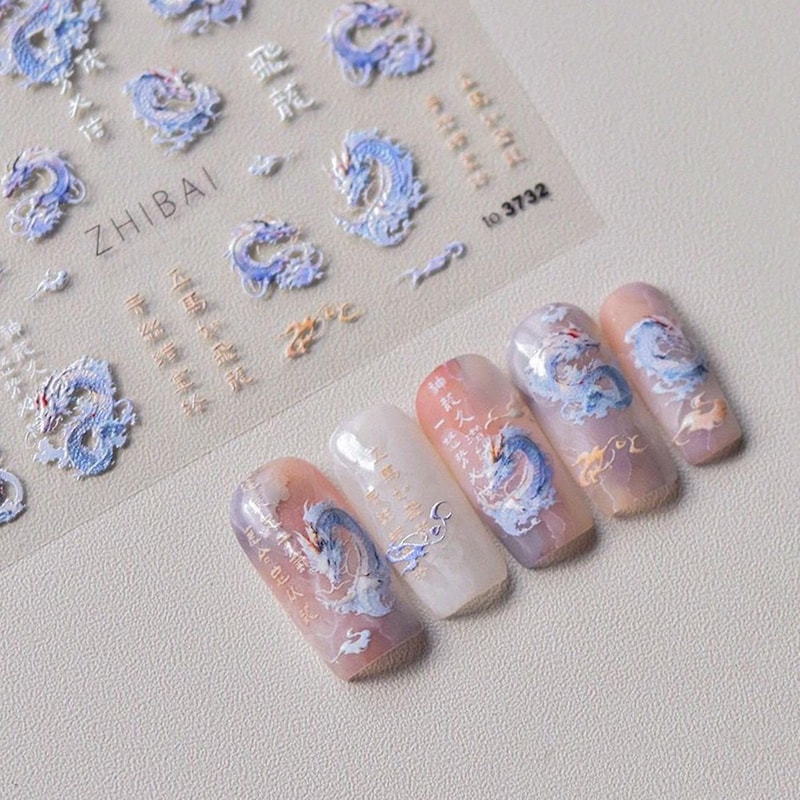 3d Dragon Nails - Etsy