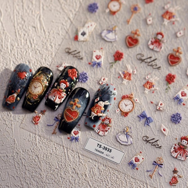 Nail Art Designs Sticker - Etsy UK