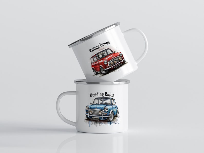 Classic Mini Cooper Clip Art: Digital Images for Cards - Etsy