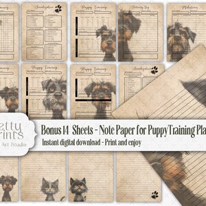 Scruffy Dogs & Cats Junk Journal Printable Kit, Fluffy Kitten, Rascally ...