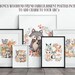 Woodland Friends Alphabet Floral Nursery ABC Prints, Download 26 ...