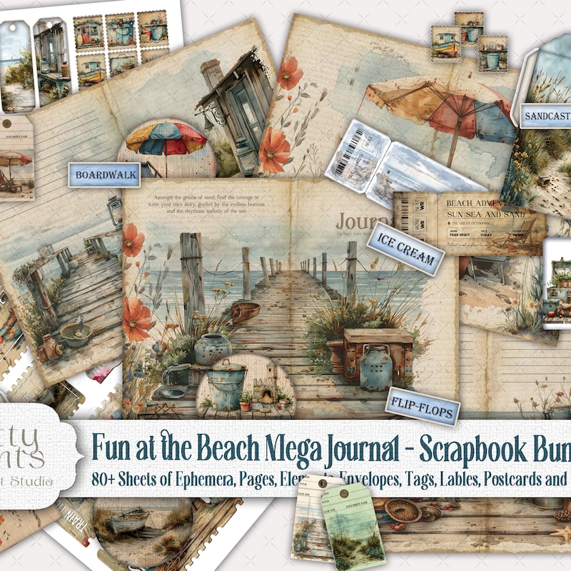 Beach Hut Pink Prints - Etsy