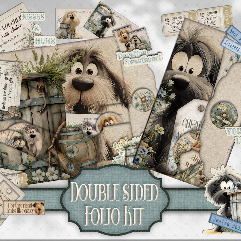 Furry Dog Diy Kit - Etsy