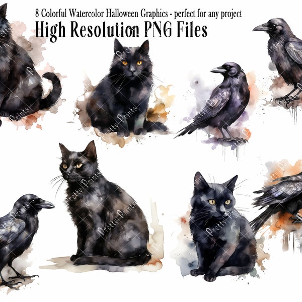 Black Cat Crow - Etsy