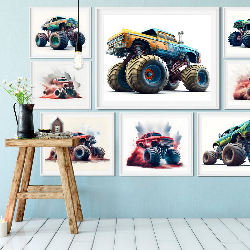 Monster Print - Etsy