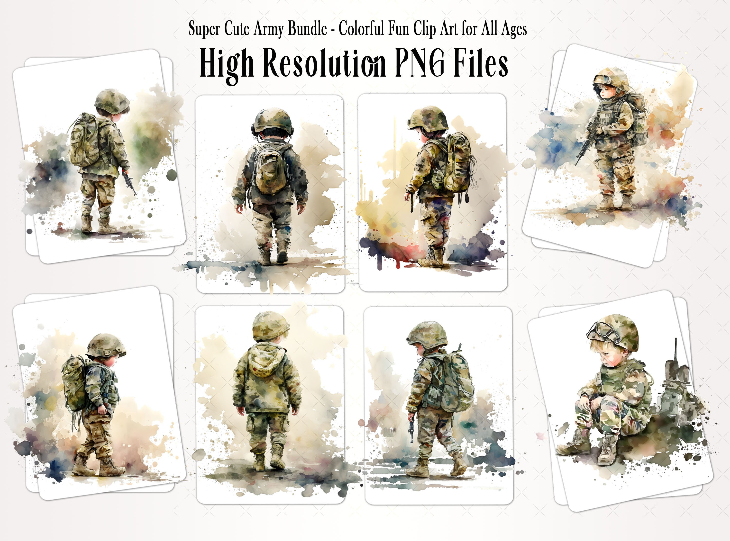 26 Cute Military PNG Illistrations Army Vehicle Clip Art Bundle, Cute ...