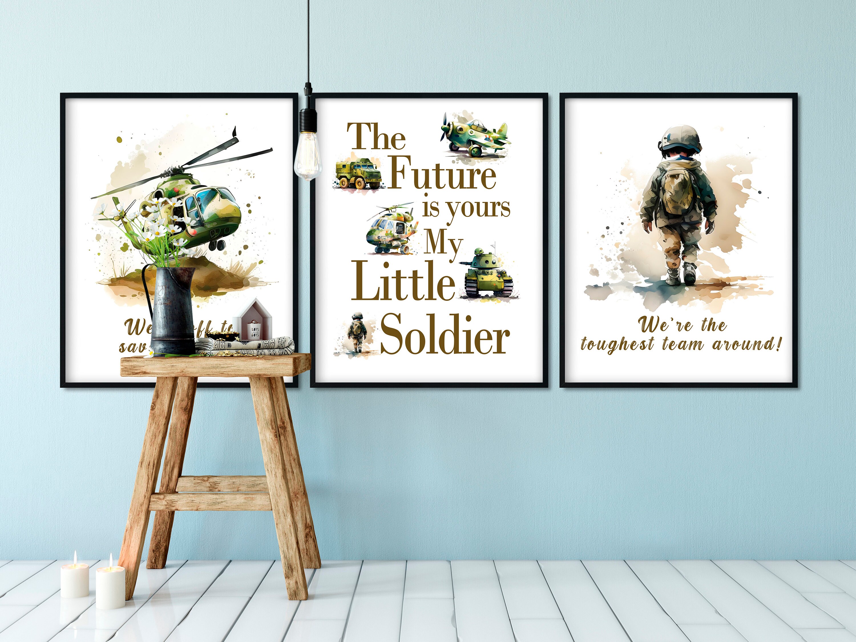 11 Cute US Army Hero my Little Soldier Military Theme Instant Digital ...