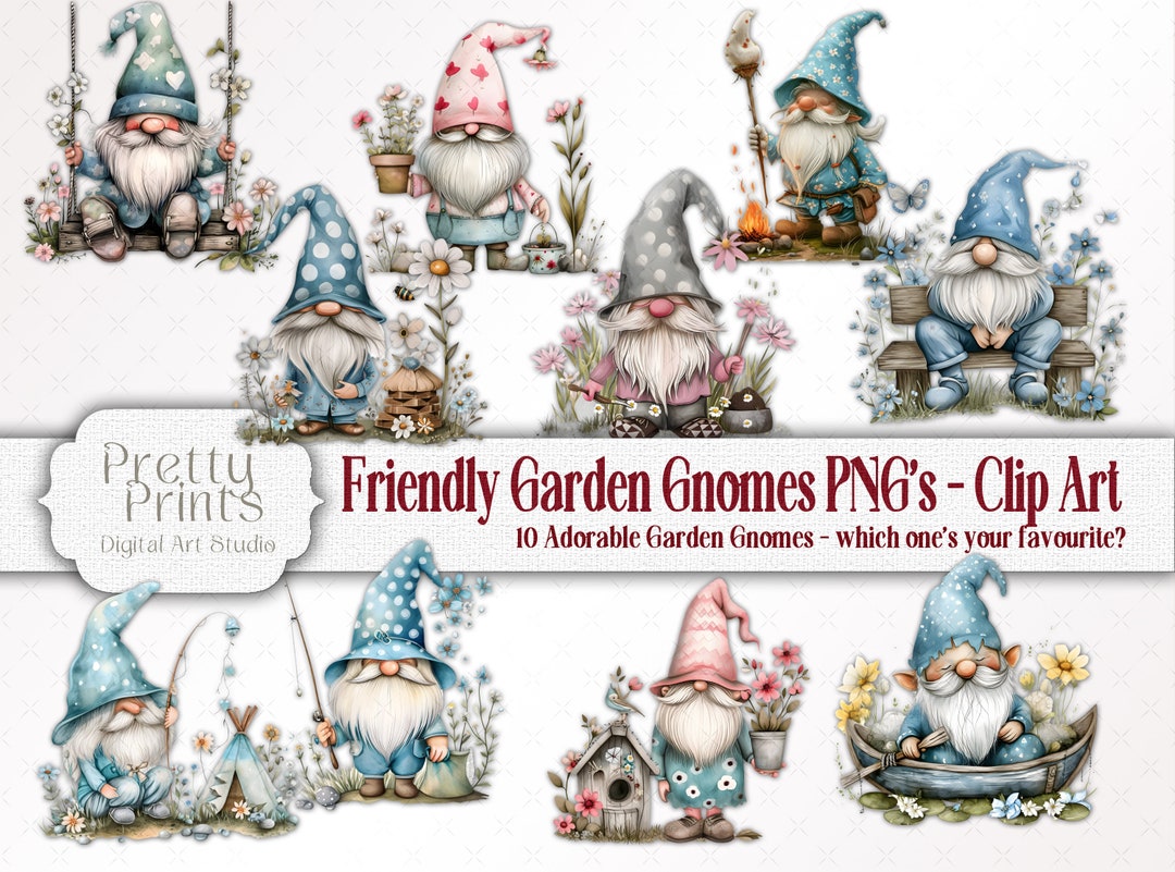 Adventure Gnome Gonk PNG Illustrations, Printable Download, Fishing ...