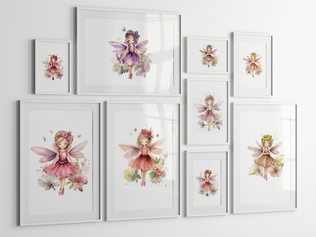 Magical Fairy Printable Art, Enchanted Decor for Bedroom or Playroom ...