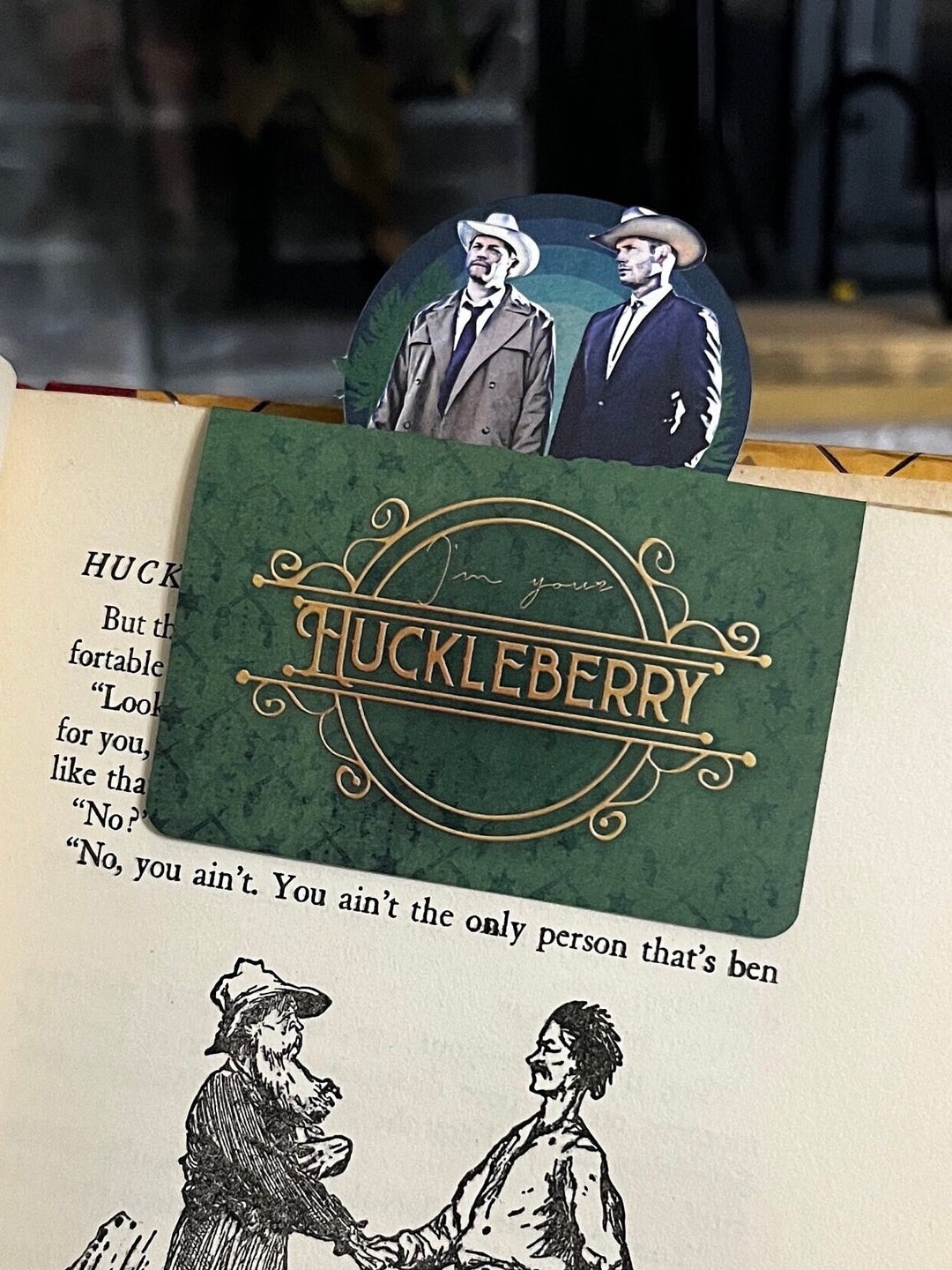 Supernatural Magnetic Bookmark Destiel im Your Huckleberry - Etsy