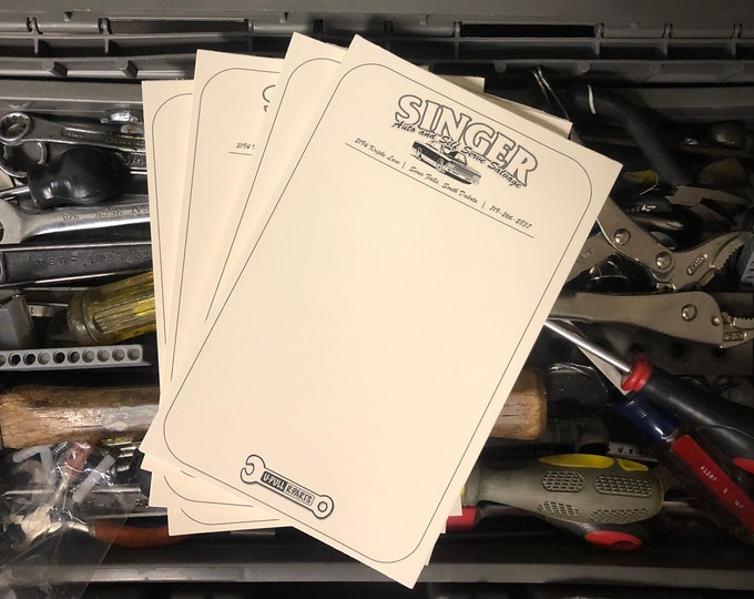 Singer Auto and Self Service Salvage Notepad, Supernatural, Bobby ...