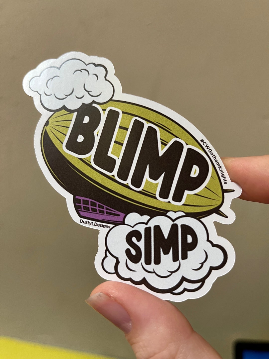 Blimp Simp Gotham Knights Die Cut Sticker - Etsy