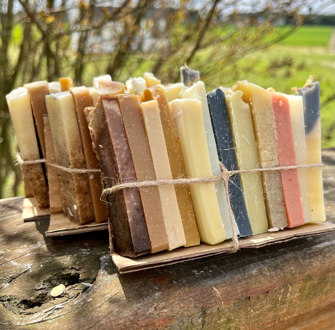 Sample Pack of Bar Soap 12 Pieces, Natural Handmade Soap, Vegetarian ...