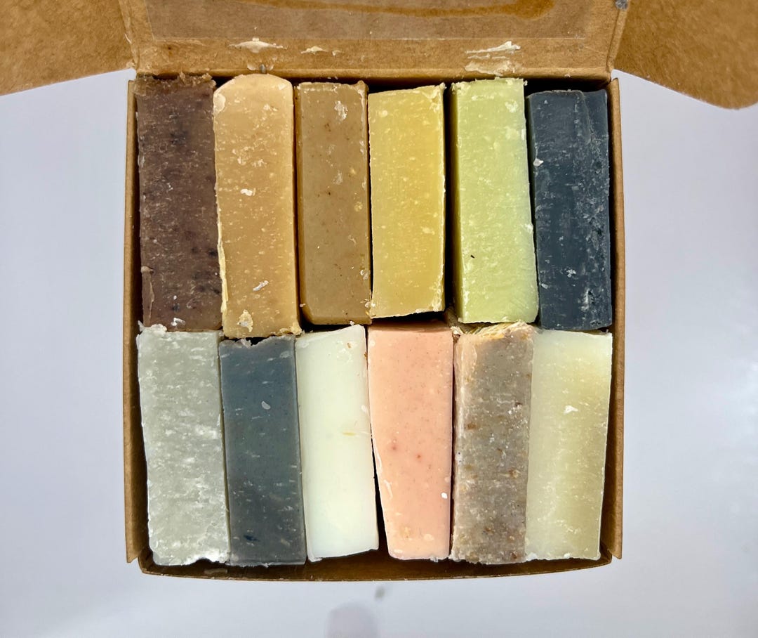 Sample Pack of Bar Soap (12 Pieces), Natural Handmade Soap, Vegetarian ...