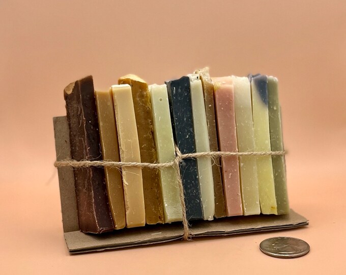 Sample Pack of Bar Soap 12 Pieces, Natural Handmade Soap, Vegetarian ...