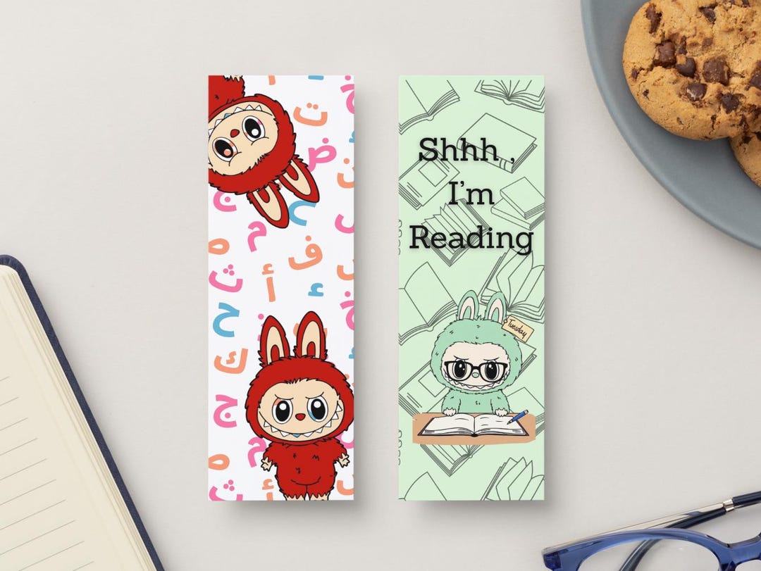 Monster Bookmarks | Kids Printable Bookmark Set (digital Download) - Etsy