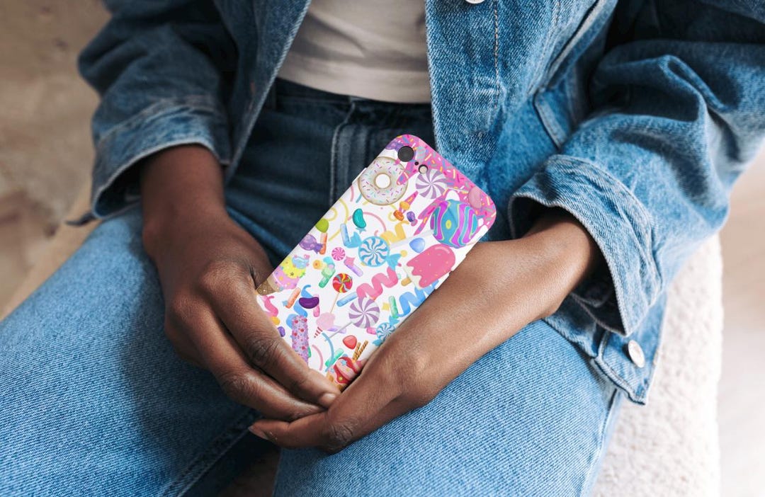 Colorful Candy Land Pattern Phone Case | Candy Phone Case, Sweet Sweets ...