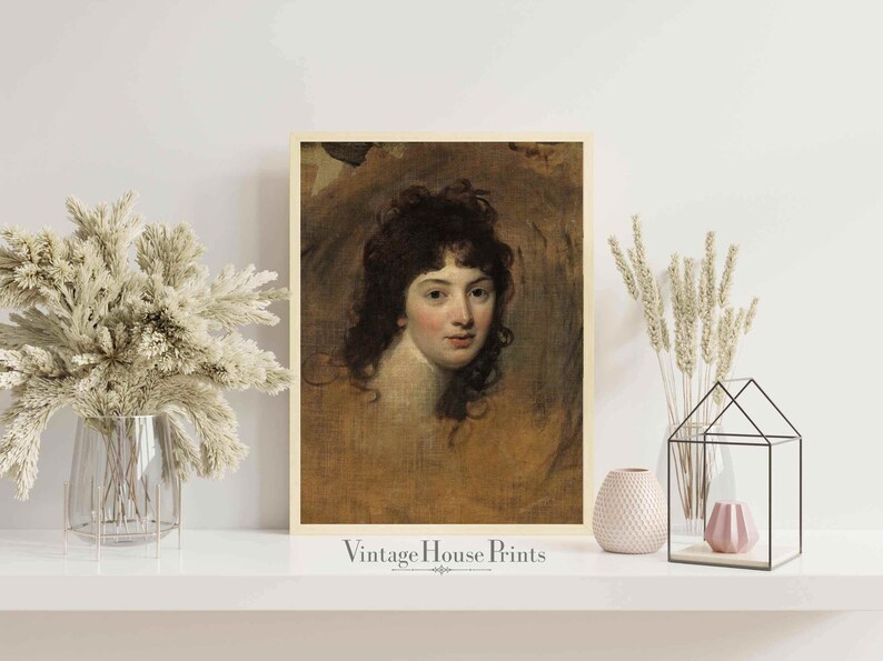 Vintage Girl Portrait, Wall Art, Home Decor, Digital Download,1800's ...
