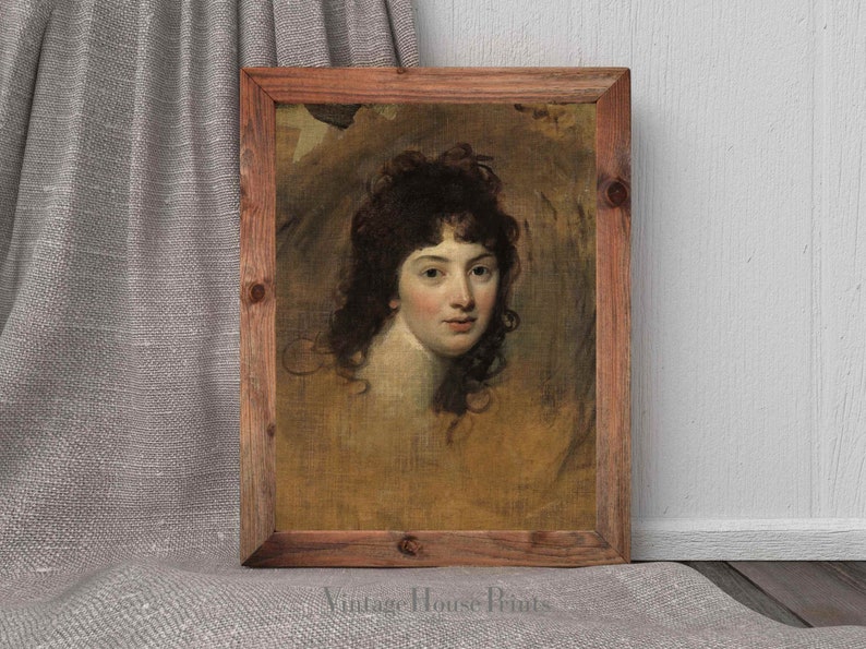 Vintage Girl Portrait, Wall Art, Home Decor, Digital Download,1800's ...