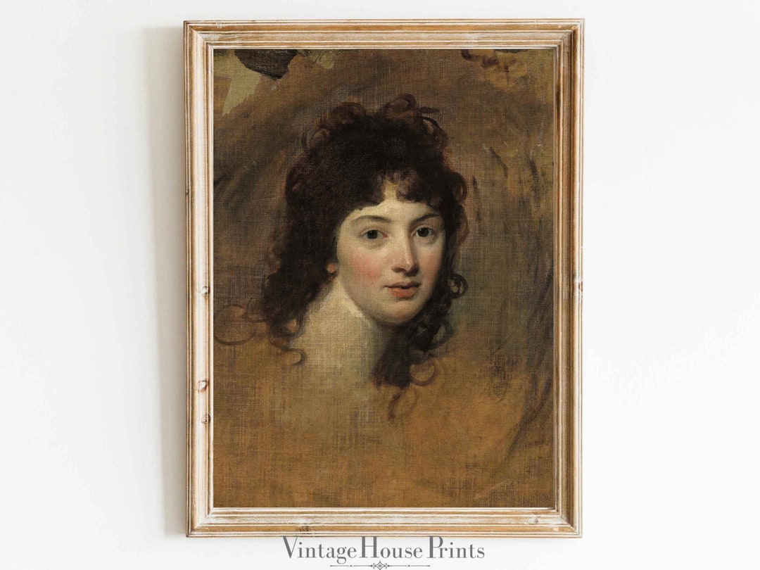 Vintage Girl Portrait, Wall Art, Home Decor, Digital Download,1800's ...