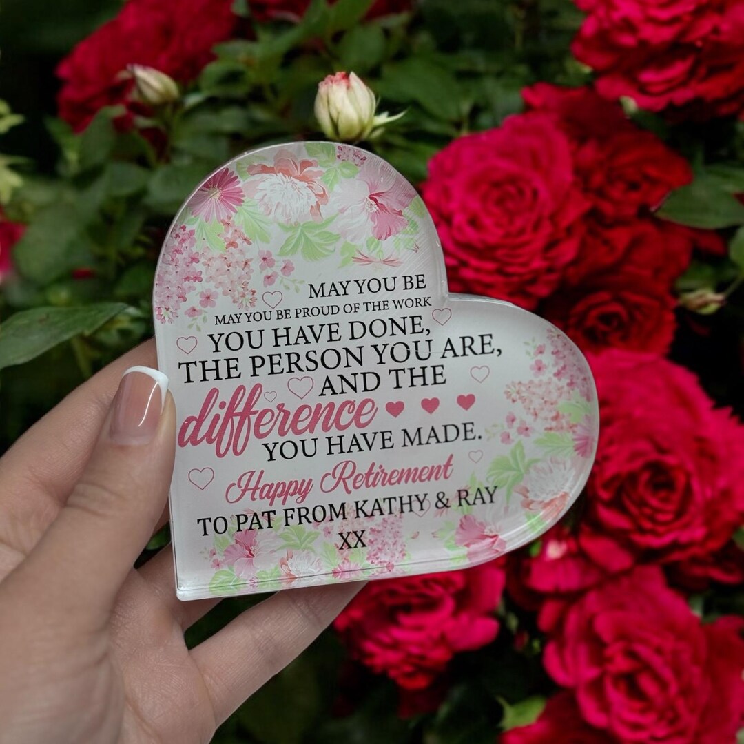 Personalised Retirement Congratulations Gift Unique Handmade Special ...