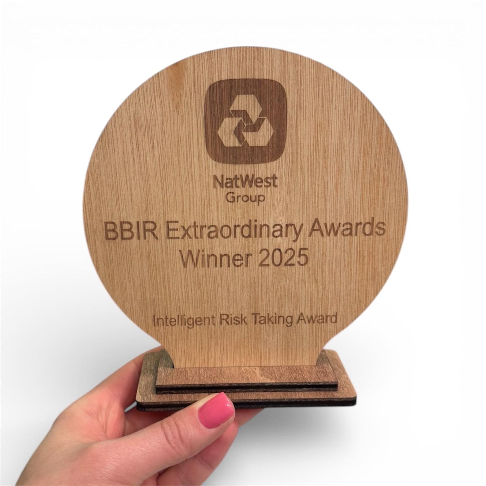 Personalised Engraved Trophy Wood Personalised Award Customised Gift ...