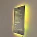 Personalised Mirror Night Light CABLE POWERED Mirrors Affirmations ...