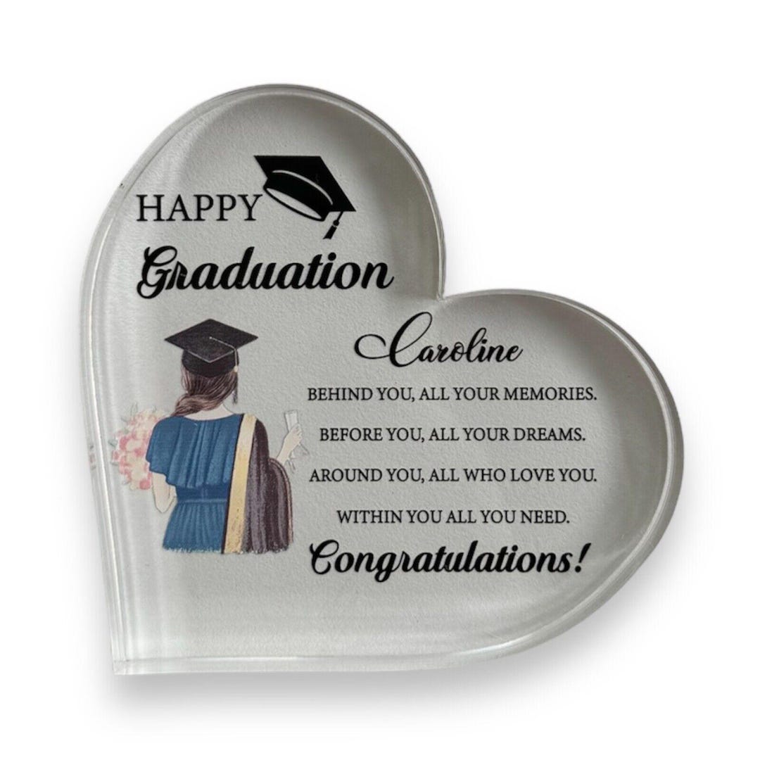 Personalised Congratulations on Your GRADUATION Gift Plaque Daughter ...