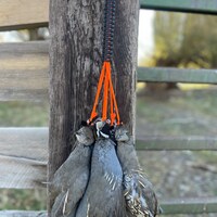 Paracord Small Game Tote Carrier Strap Orange & Olive - Etsy
