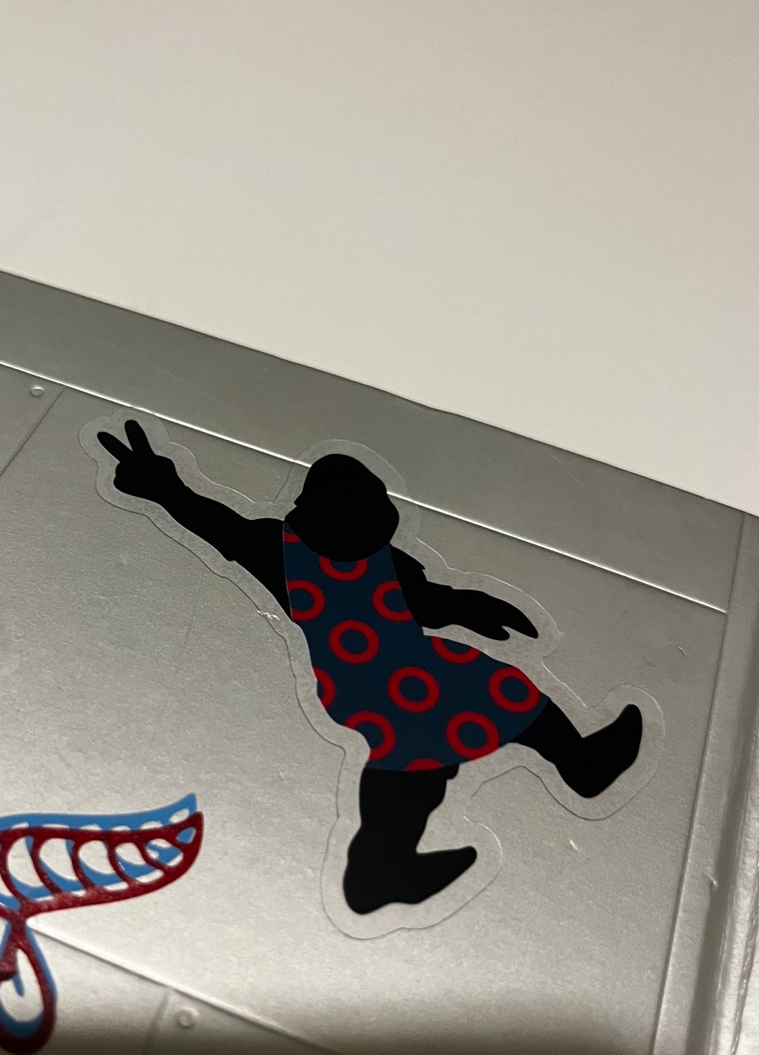 PHISH BIGFOOT STICKER Fishman Donut Peace Sign Sasquatch Clear Back ...
