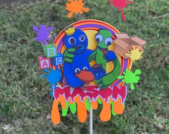 Rainbow Friends Topper - Etsy