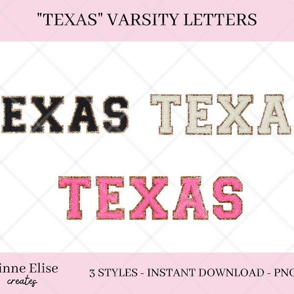 Black and White Varsity Letters - Etsy