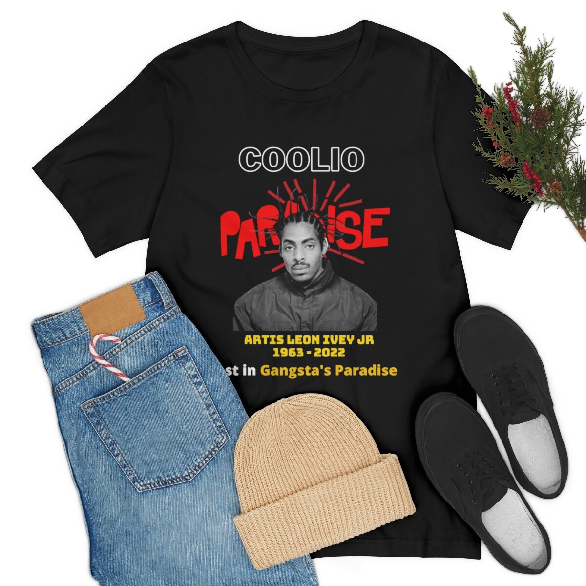 Coolio RIP Shirt, Remembering Coolio, RIP Coolio Gangstas Paradise sold ...