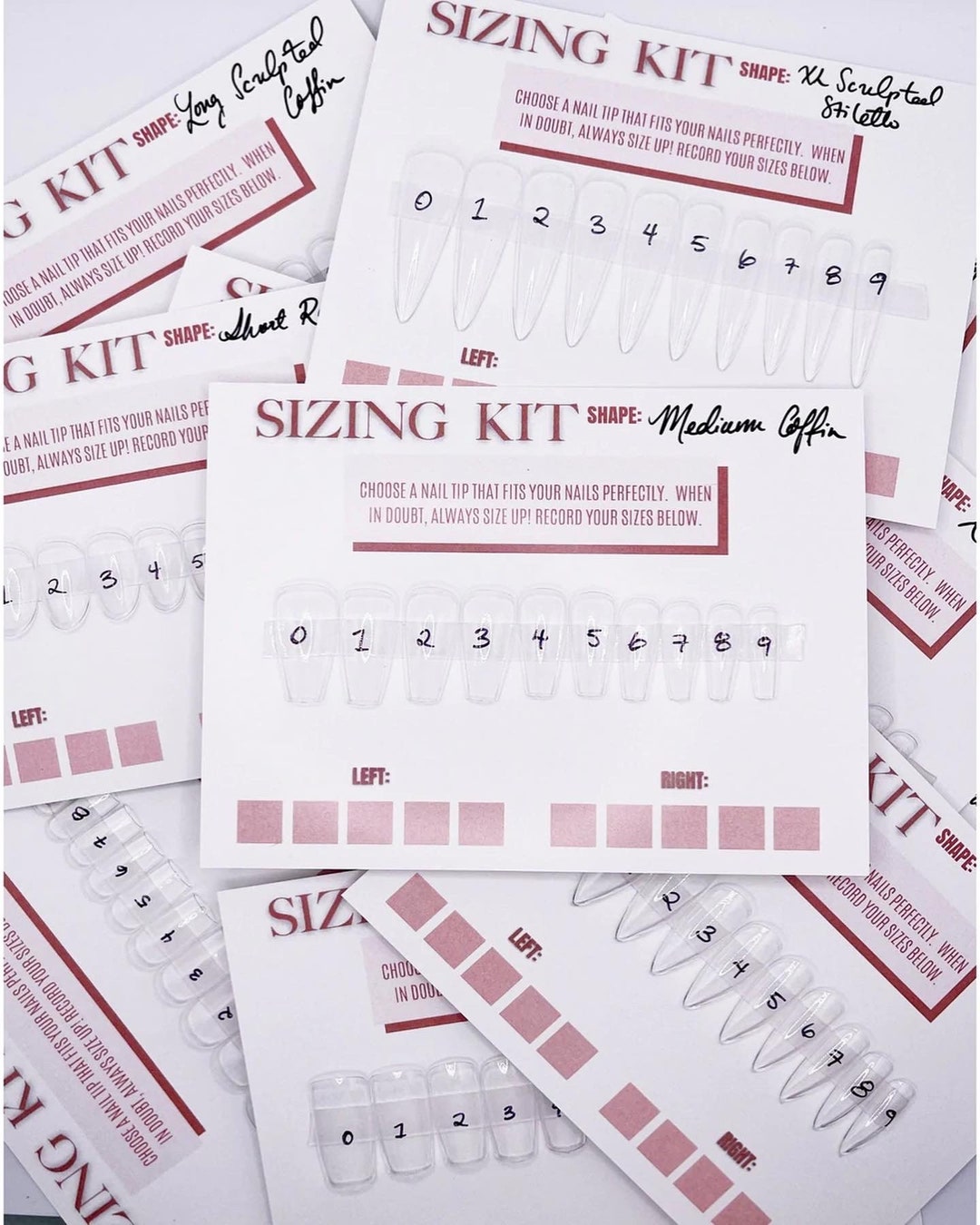 Sizing Kits - Etsy