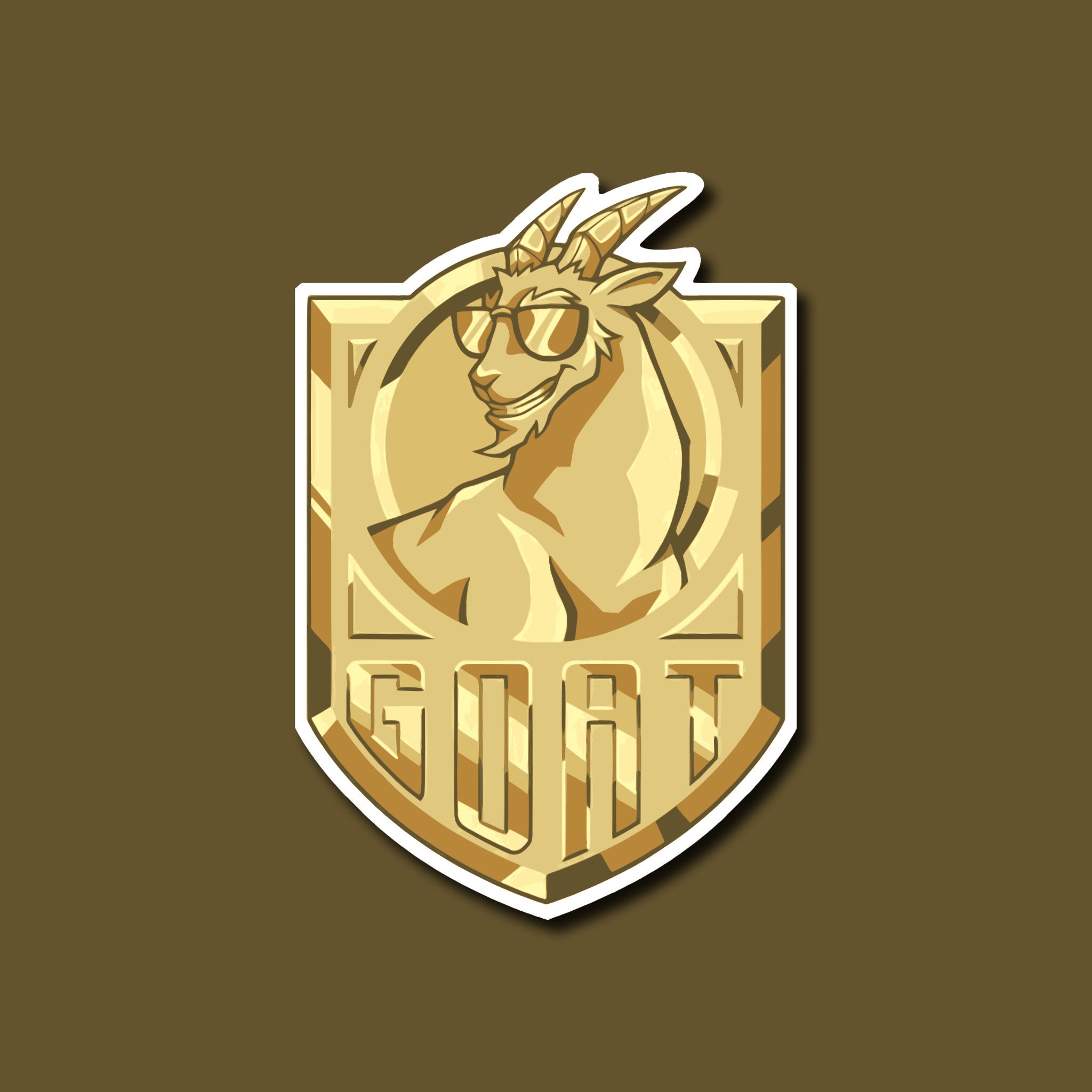 GOAT Valorant Spray Waterproof Sticker - Etsy