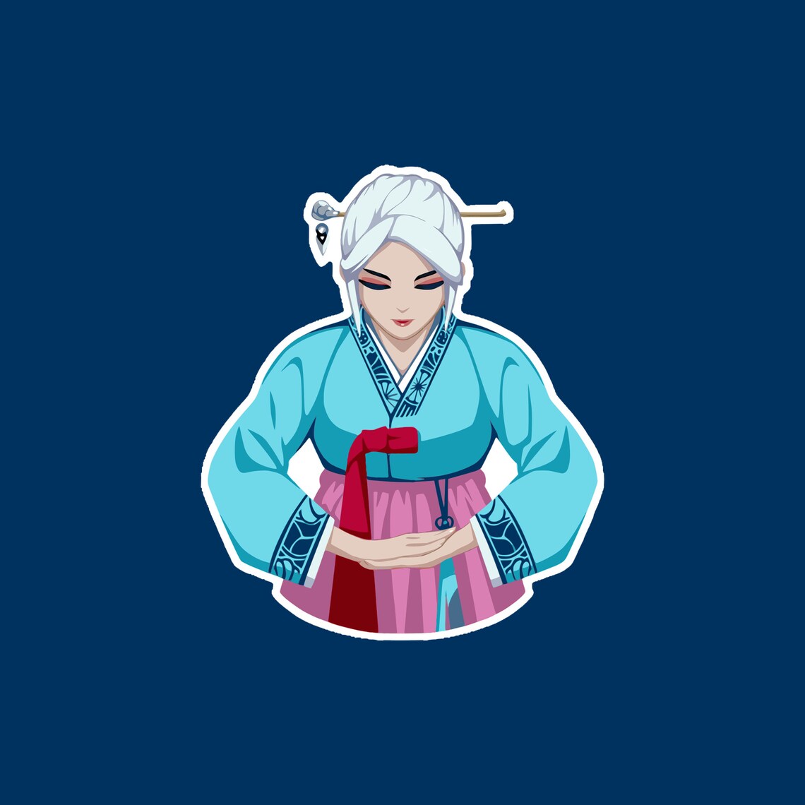 Jett Take A Bow Valorant Spray Waterproof Sticker - Etsy