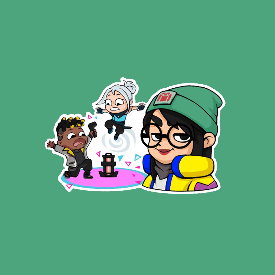 Killjoy Perfect Disaster Valorant Spray Waterproof Sticker - Etsy