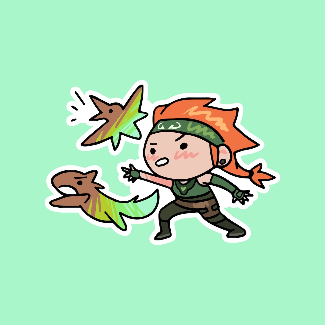 Skye Scribble Squad Valorant Spray Waterproof Sticker - Etsy