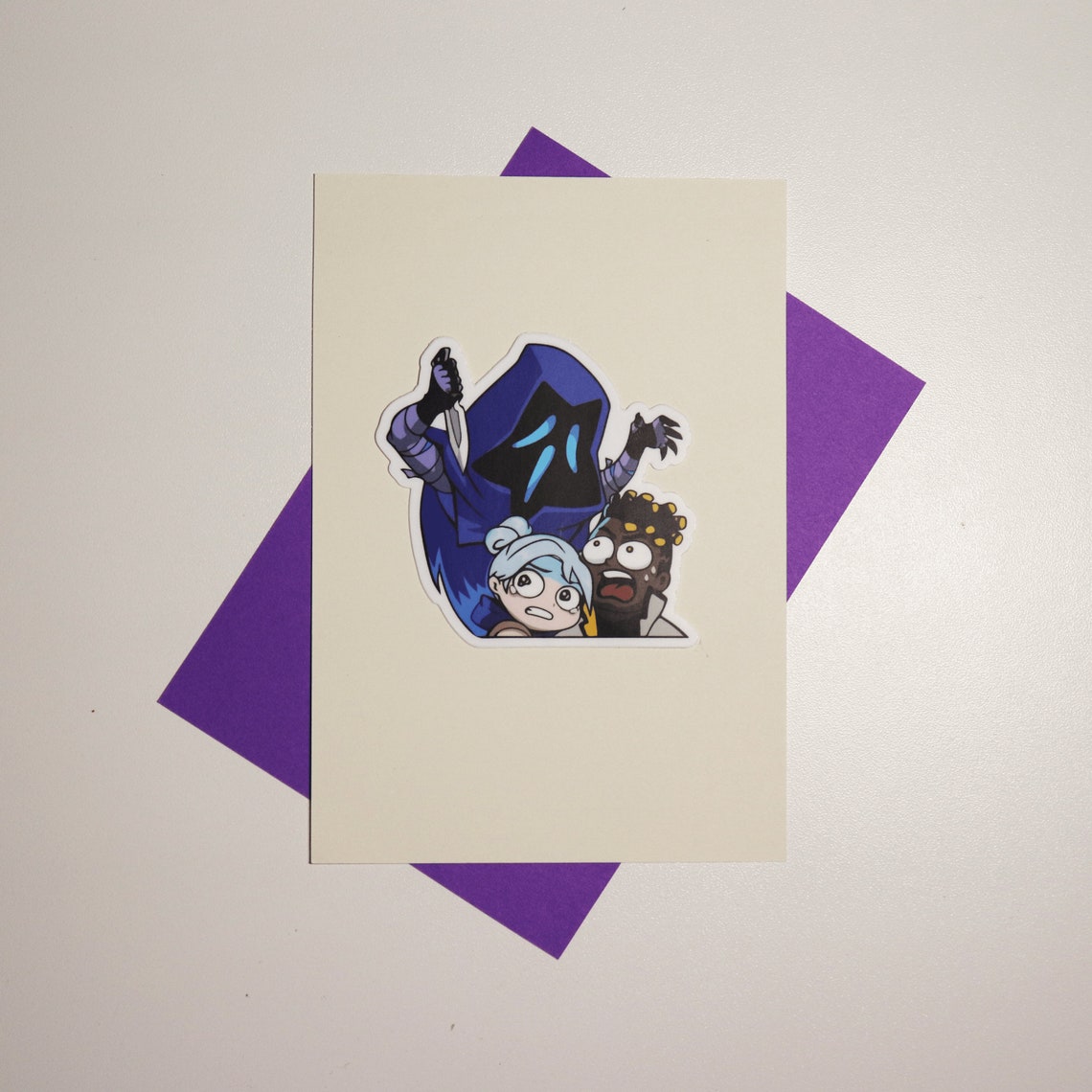 Behind You Omen Valorant Spray Waterproof Sticker - Etsy