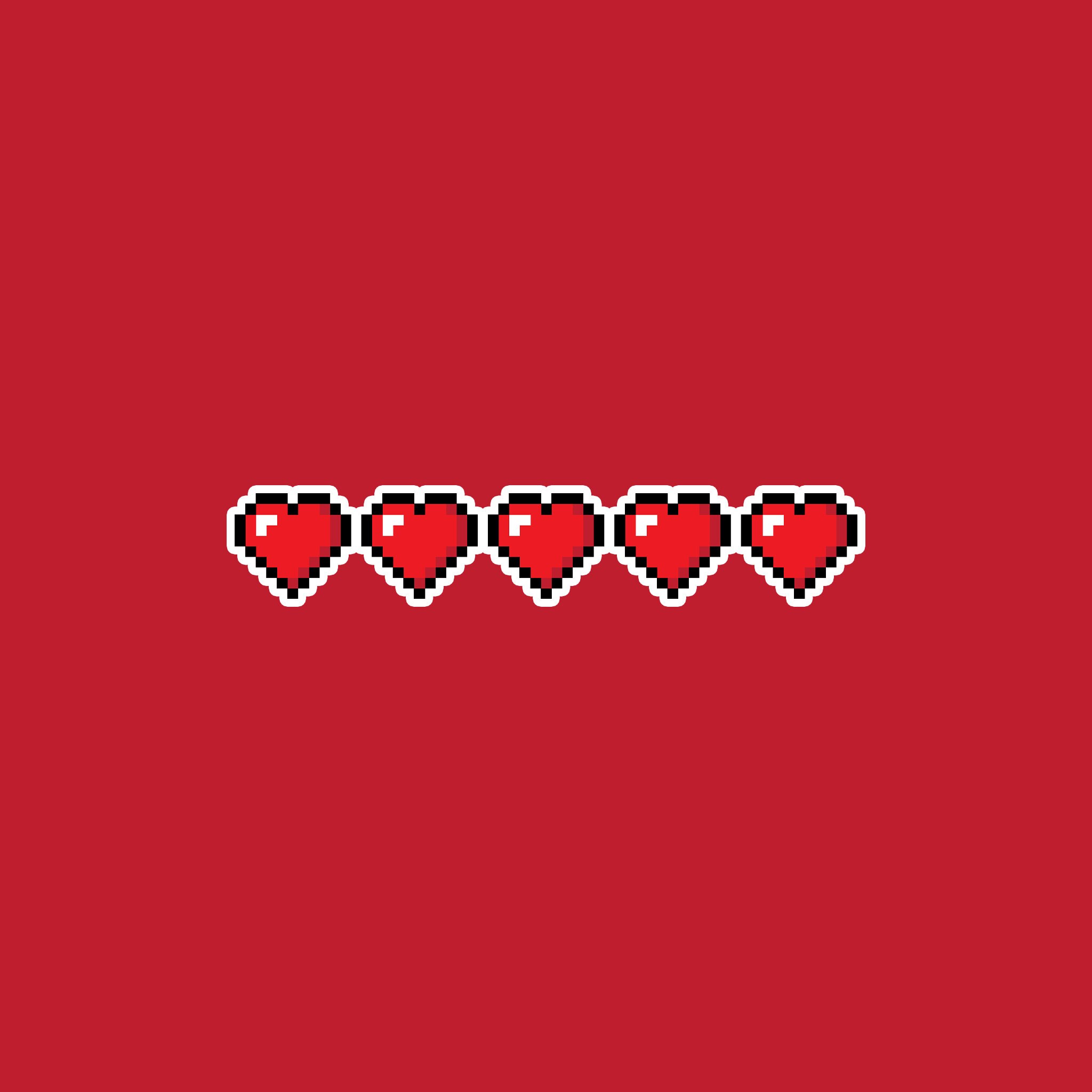 Pixel Health Bar Sticker, Video Game Sticker, Laptop Sticker, Water ...