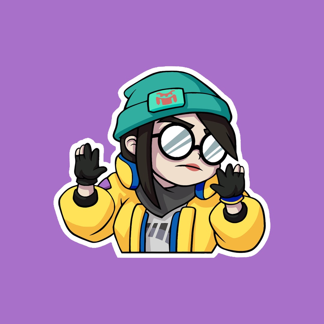 Killjoy Hold up Valorant Spray Waterproof Sticker - Etsy