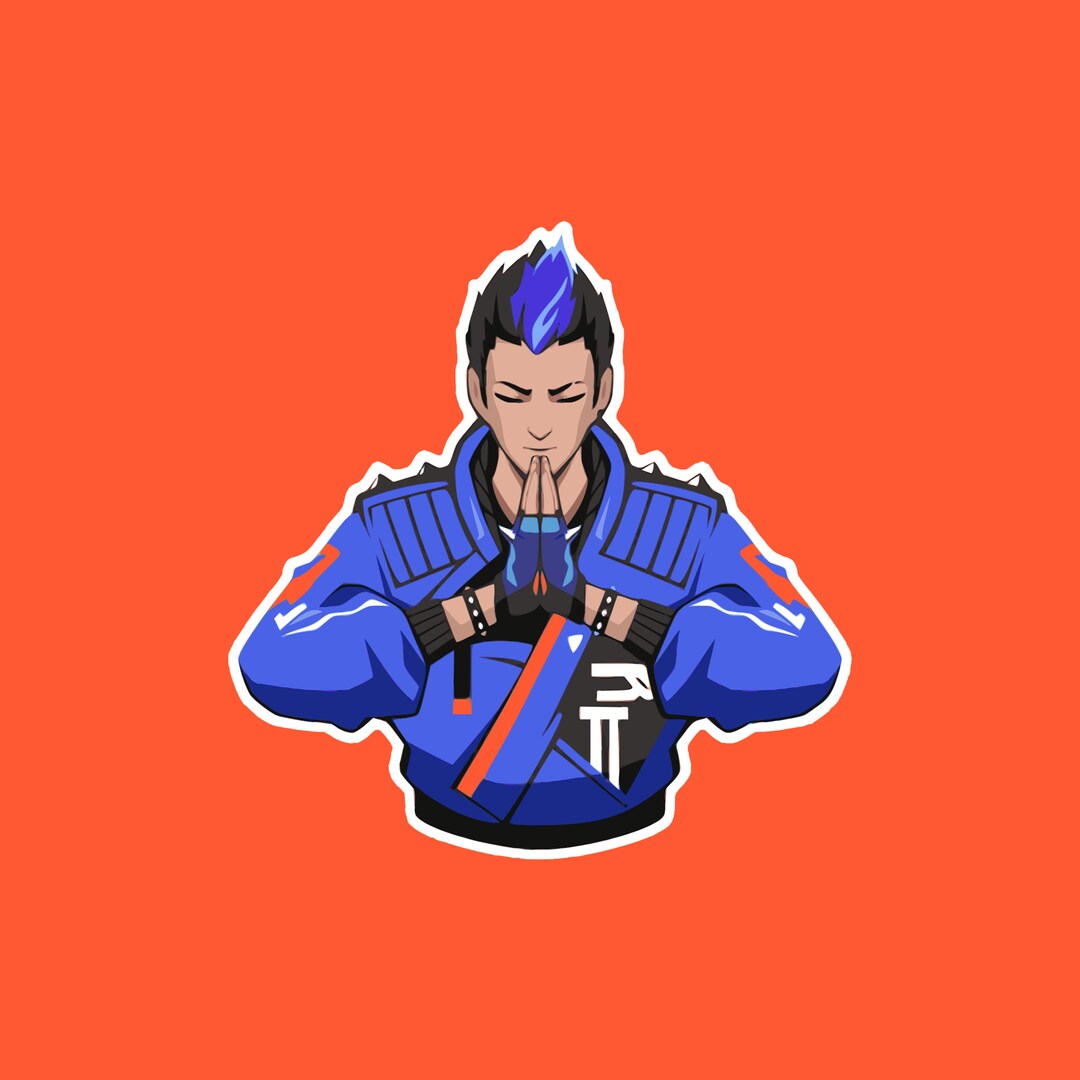 Yoru Many Thanks Valorant Spray Waterproof Sticker - Etsy