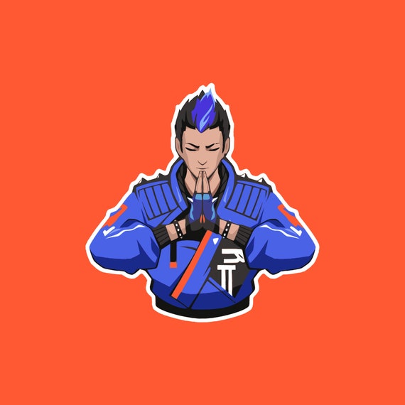 Yoru Many Thanks Valorant Spray Waterproof Sticker - Etsy