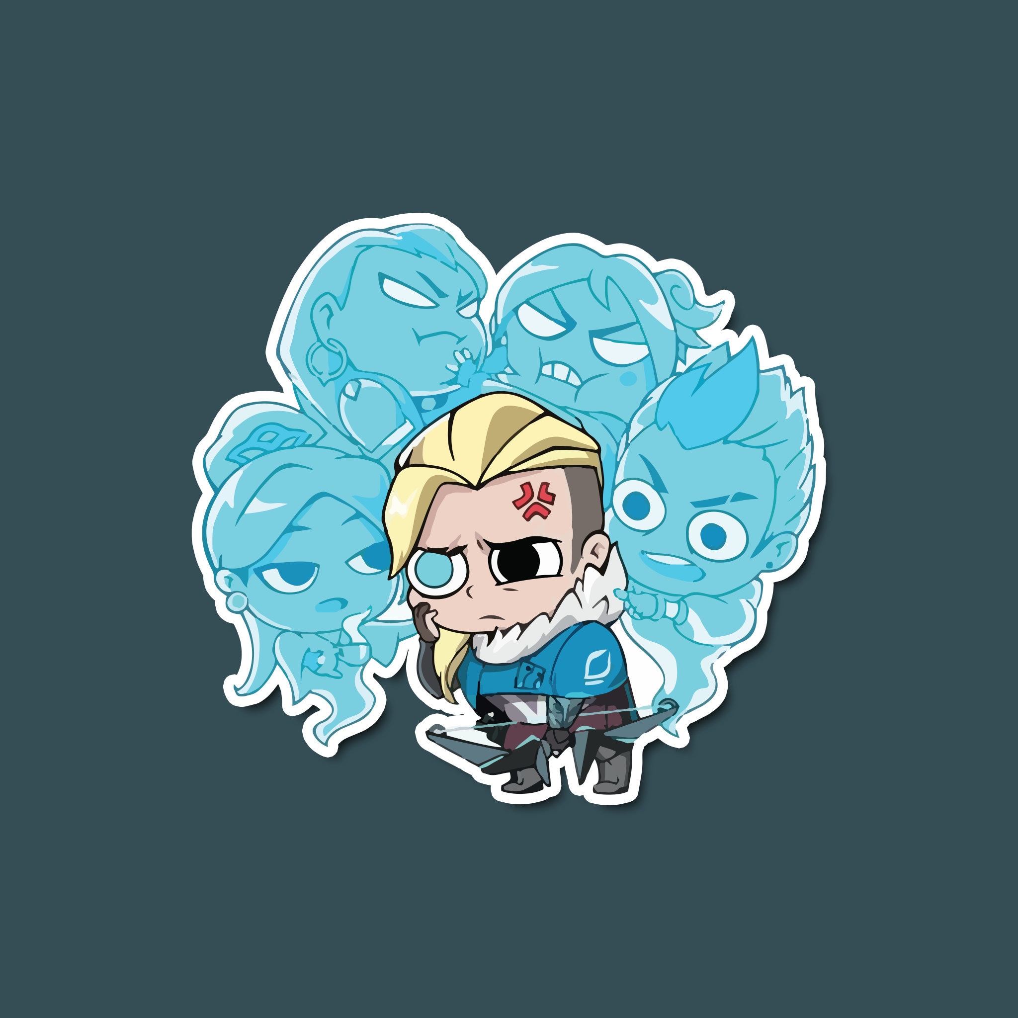 Backseat Gaming Sova Valorant Spray Waterproof Sticker New - Etsy Hong Kong