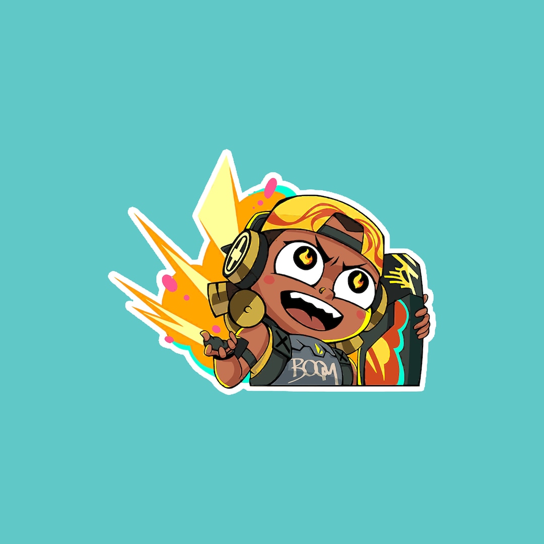 Raze Haze Range 2 Valorant Spray Waterproof Sticker - Etsy