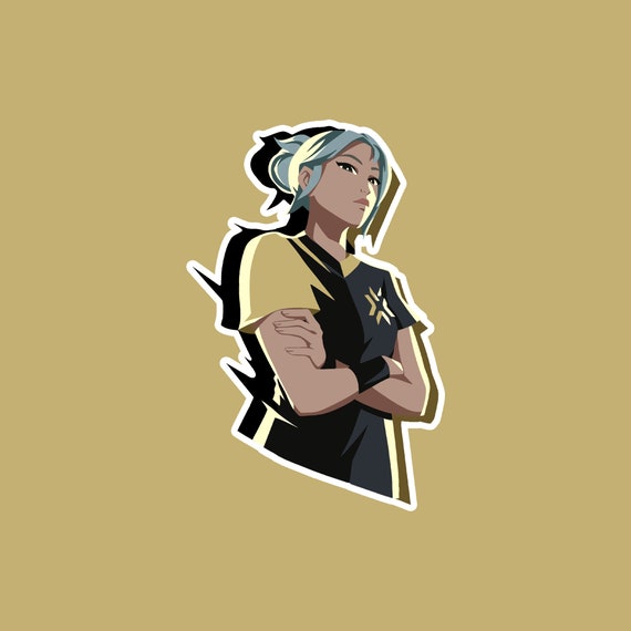 Champions 2022 Jett Diff Valorant Spray Waterproof Sticker - Etsy
